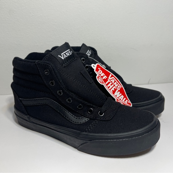 Vans | Shoes | Vans Black Ward Hightop Sneakers | Poshmark